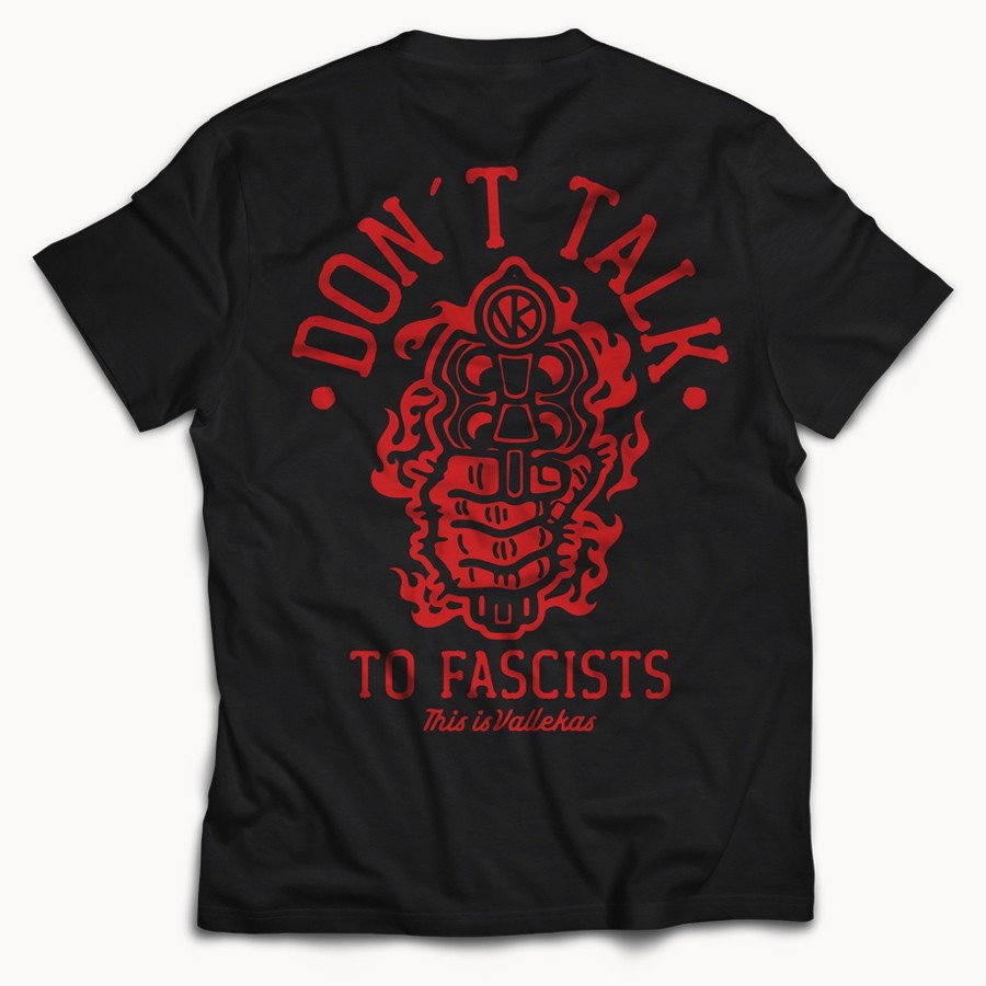 Camiseta Don´t Talk To Fascist - We Resist - Bestiario Shop